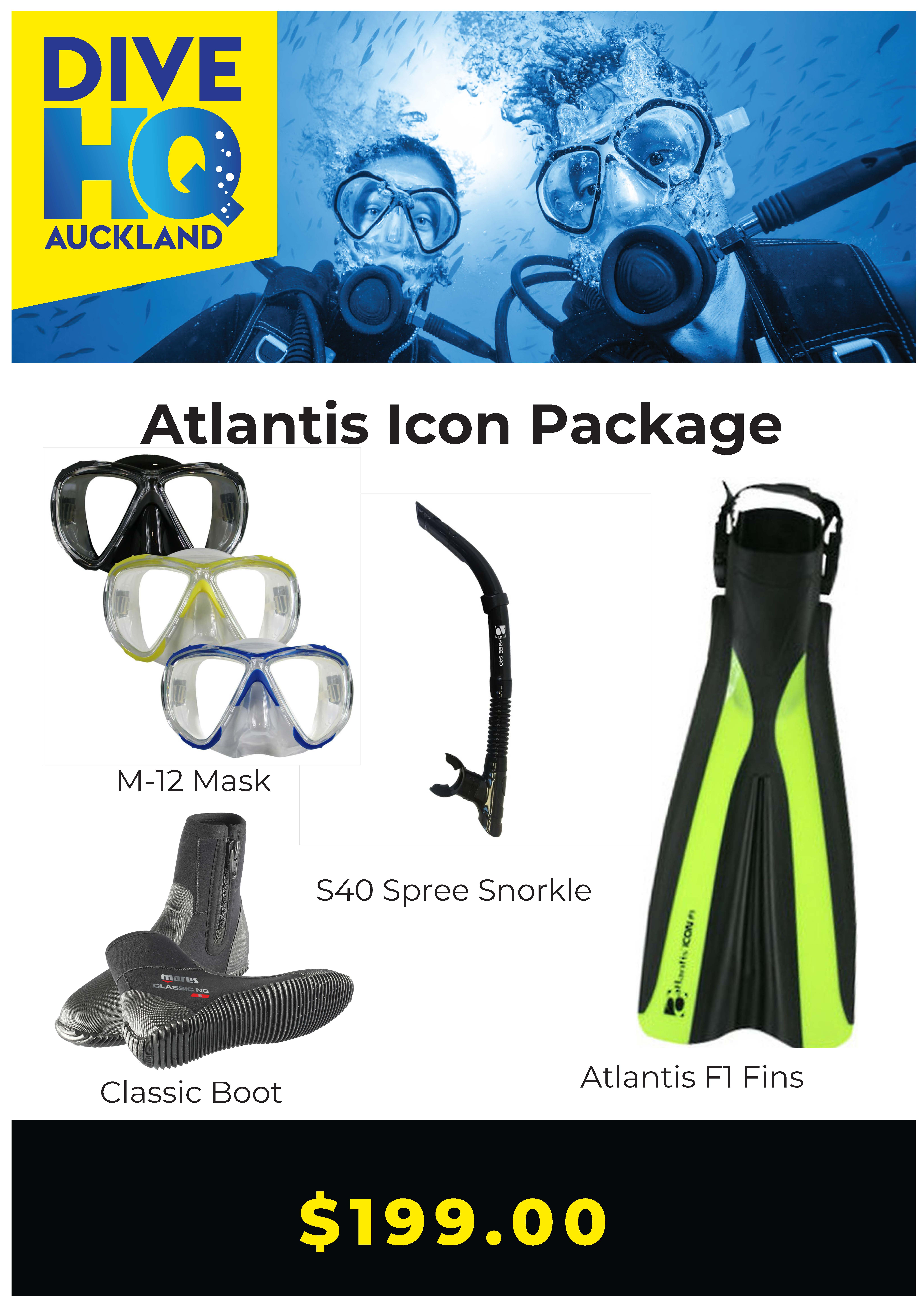 atlantis icon package | Dive HQ Auckland Shop